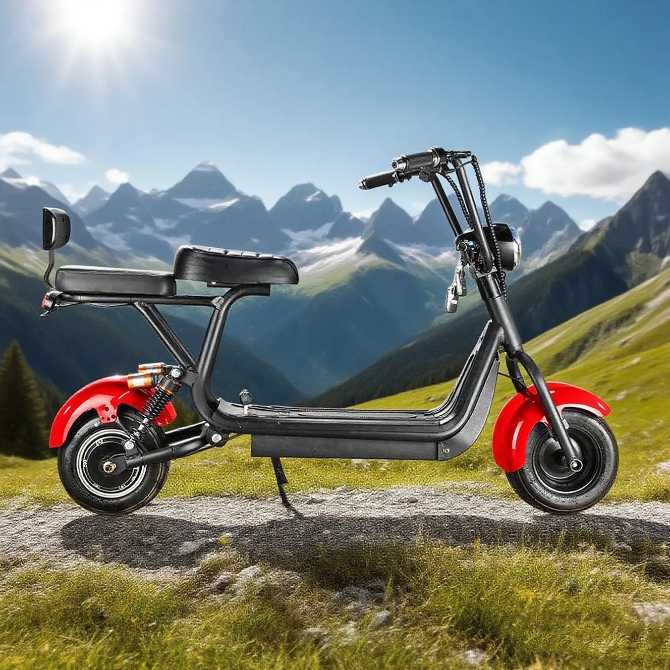 Mini Harley Electrica 800W 48V | Scuter Urban AT PERFORMANCE ...