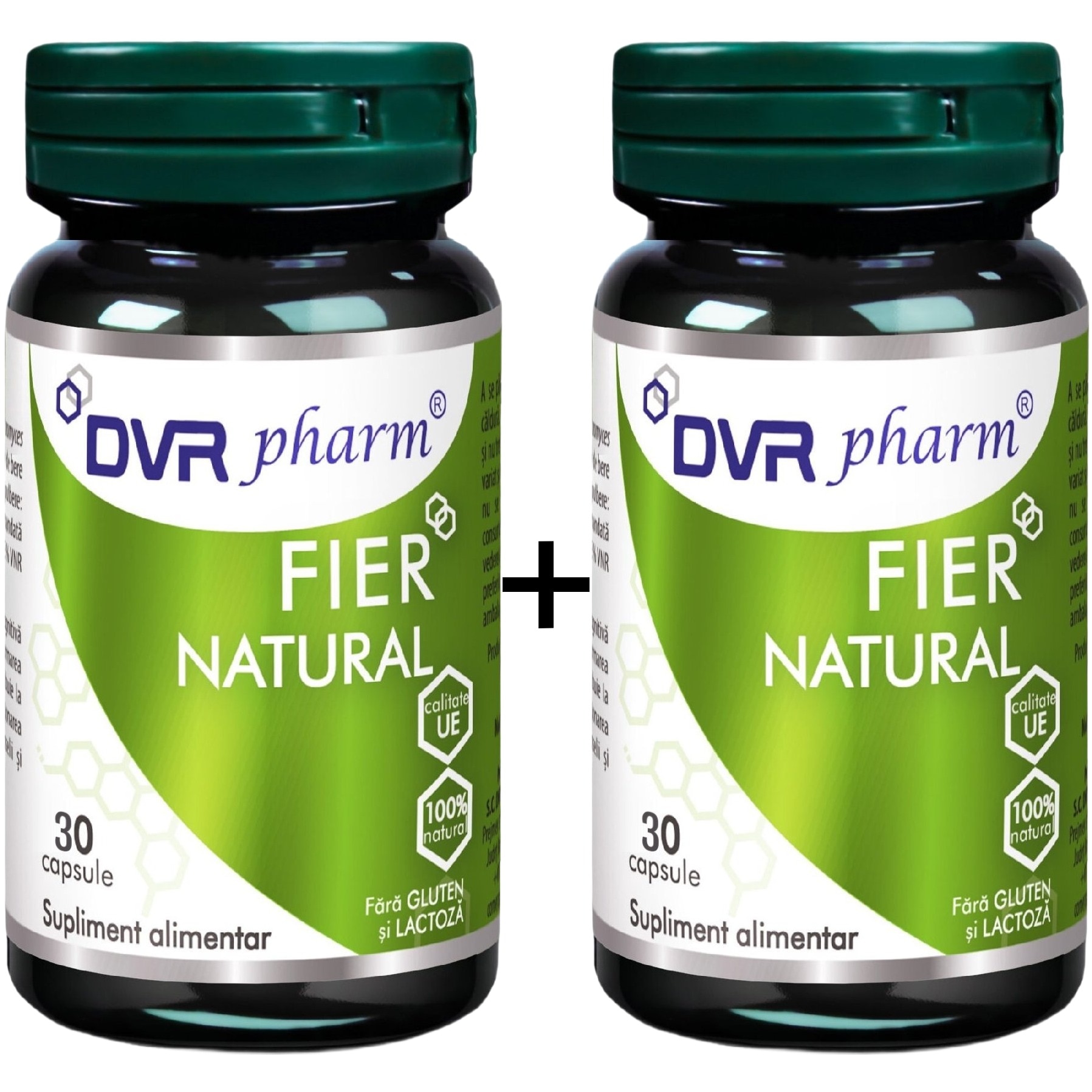Pachet Fier Natural (extras din Drojdie de bere), asimilare optima fara ...