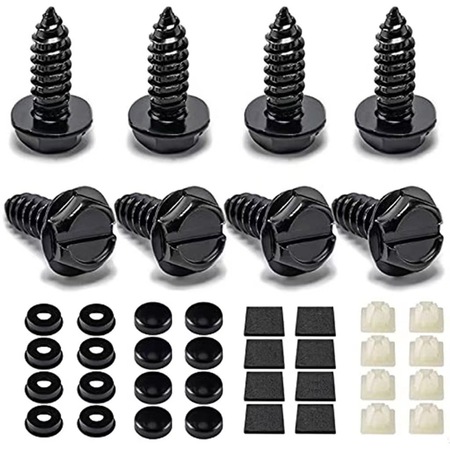 Set suruburi pentru numar auto din otel inoxidabil (accesorii ...