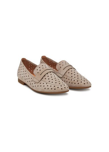 Mocasini dama Gabor, 65.219.12, Piele naturala, 40 EU, Bej - eMAG.ro