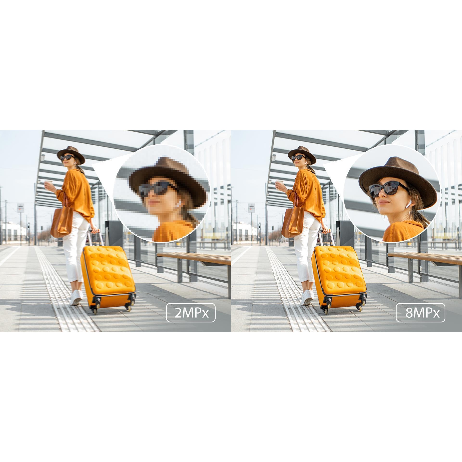 Hilook 8MP TVI-T8M-20DL камера за видеонаблюдение, 2.8 мм, 4K, IP66, за ...