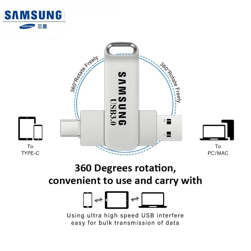 Unitate flash USB 3.0 Tip-C 4TB, argintiu, 7, 25x1, 6x0, 91cm Share ...