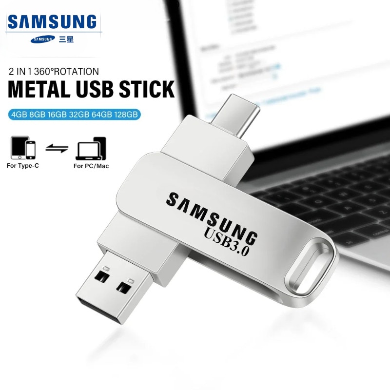 Unitate flash USB 3.0 Tip-C 4TB, argintiu, 7, 25x1, 6x0, 91cm Share ...
