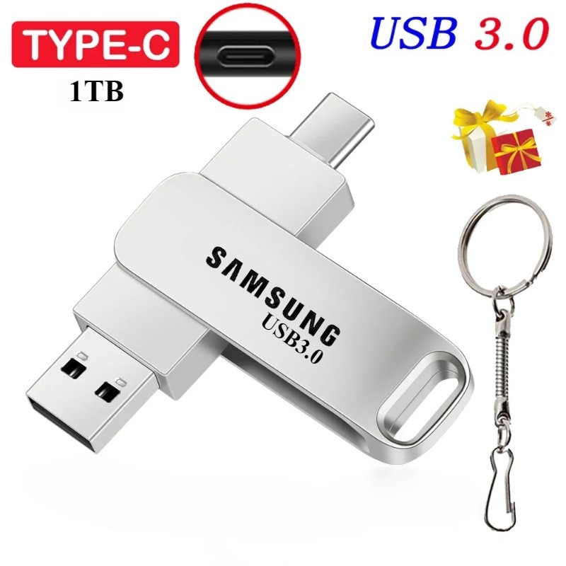 Unitate flash USB 3.0 Tip-C 4TB, argintiu, 7, 25x1, 6x0, 91cm Share ...