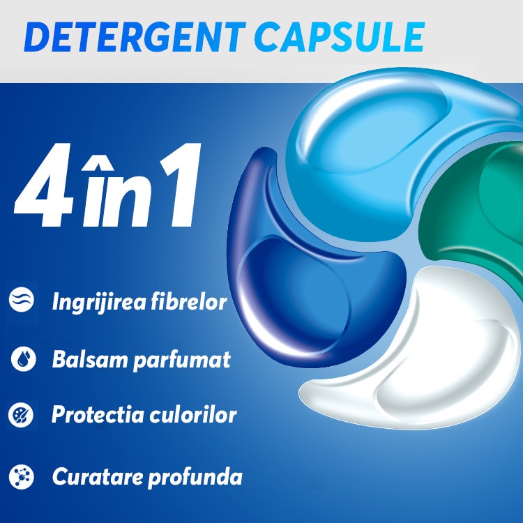 Detergent de rufe capsule Regal Bliss ® 4in1 pods pentru curatarea si ...