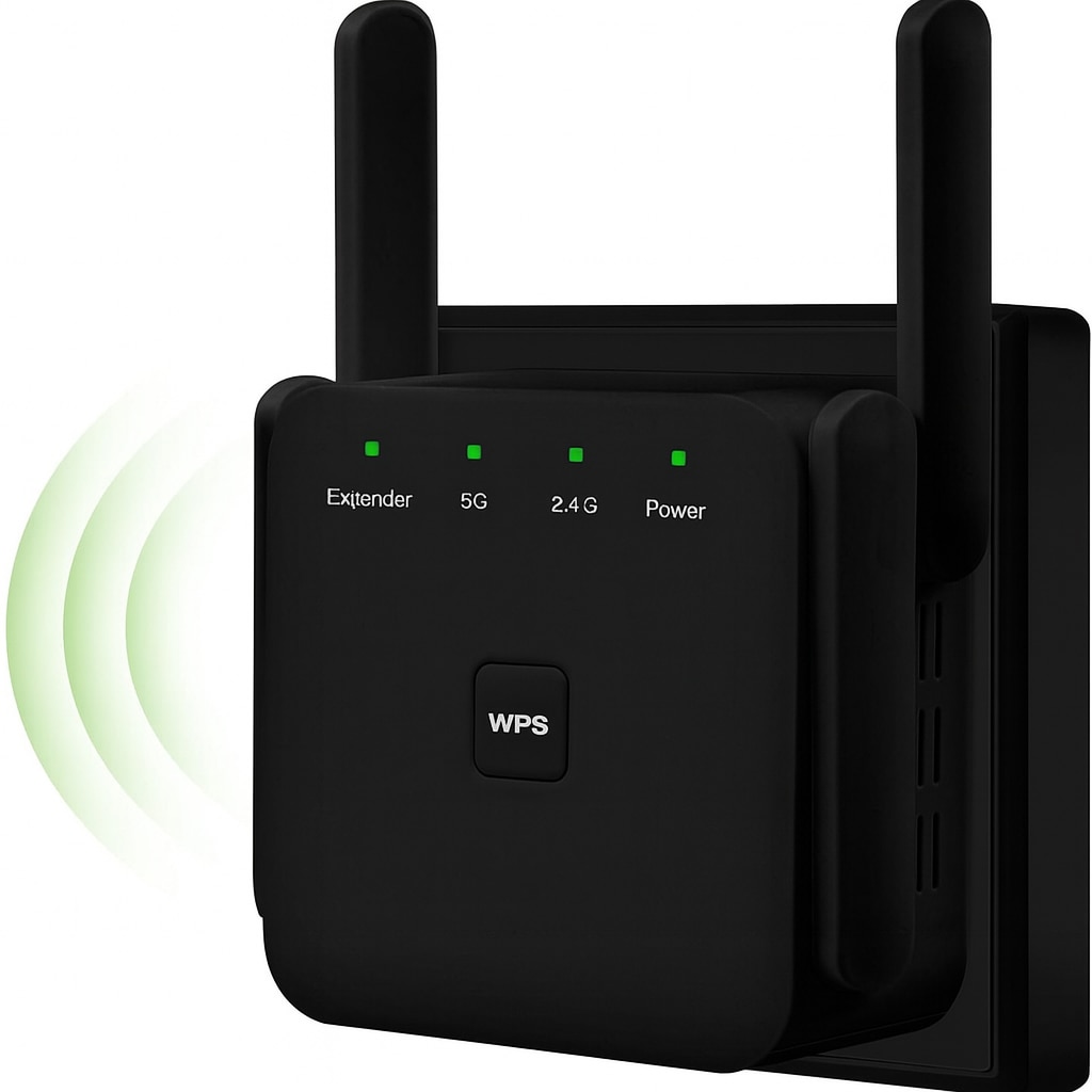 Range Extender WiFi Hasepe® 1200 Mbps Cu 4 Antene Puternice, Range ...