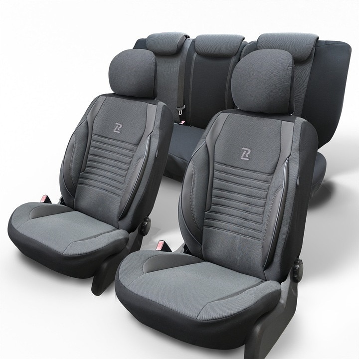 Set huse Scaune Auto Universale Azilo Premium 11 piese, piele ...