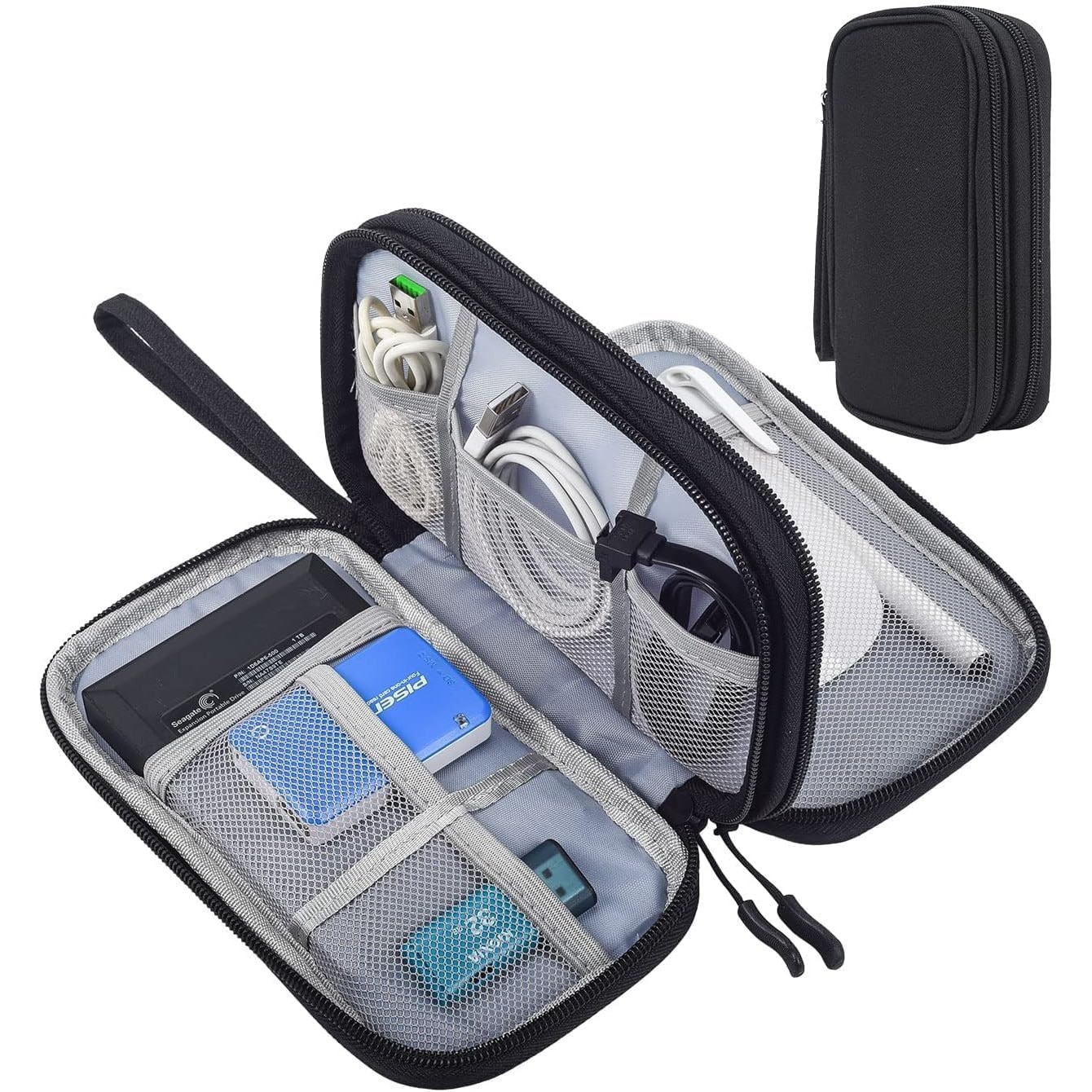 Geanta organizatoare pentru accesorii electronice Kengege®, 2 ...