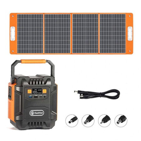 Statie de energie Flashfish, A201 172WH 200W 220V + panou solar pliabil ...