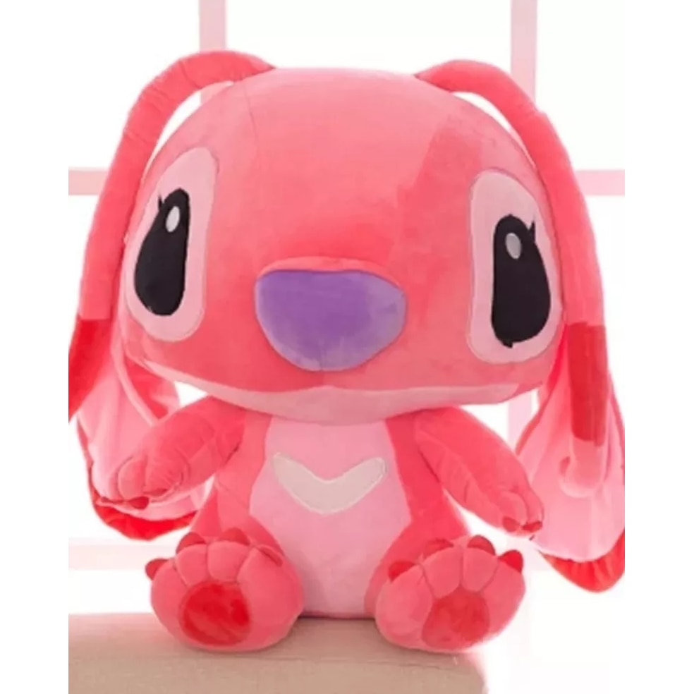 Stitch ABYZ 61cm roz plus moale gigant cadou copii 3+ inspirat desene ...