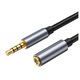 Cablu audio prelungitor AUX TRRS 4 pini, Jack 3.5mm tata la Jack 3.5mm ...