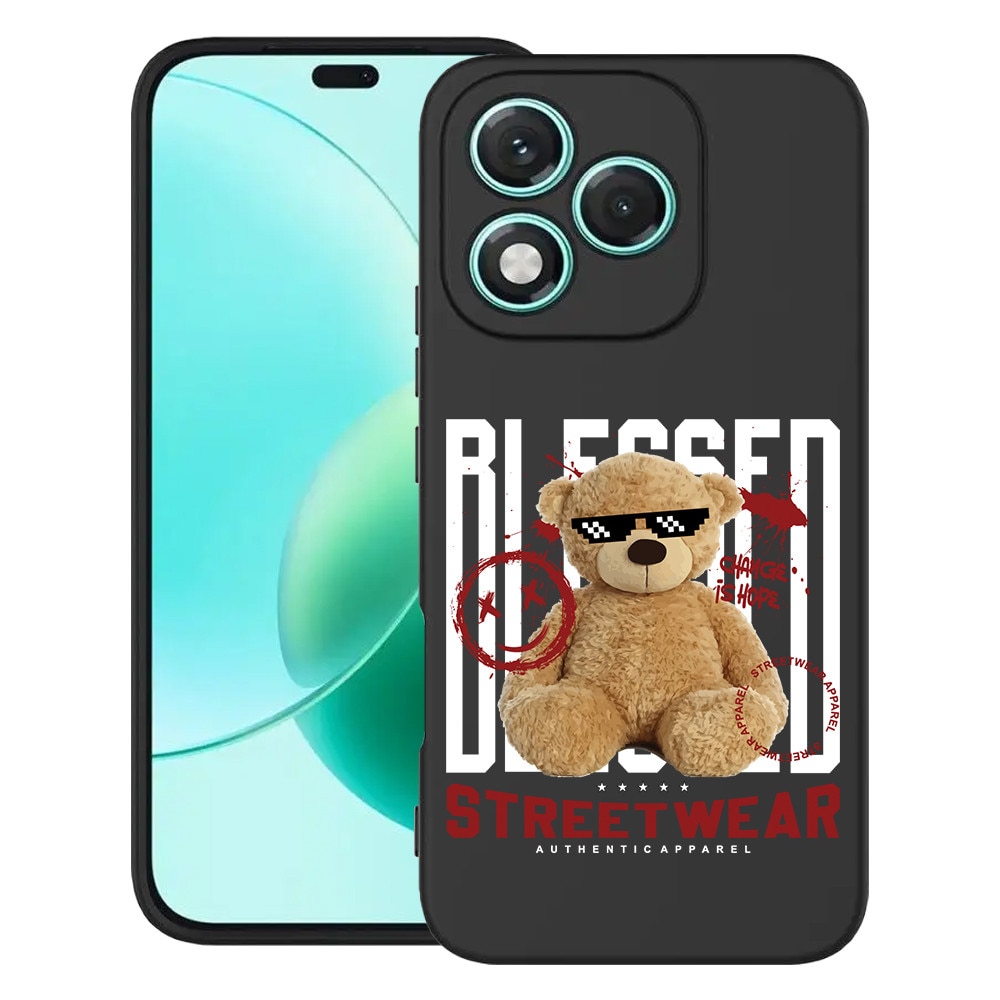 BestCase® Husa Slim Silicon pentru Honor 400 Lite, Teddy Bear Blessed ...