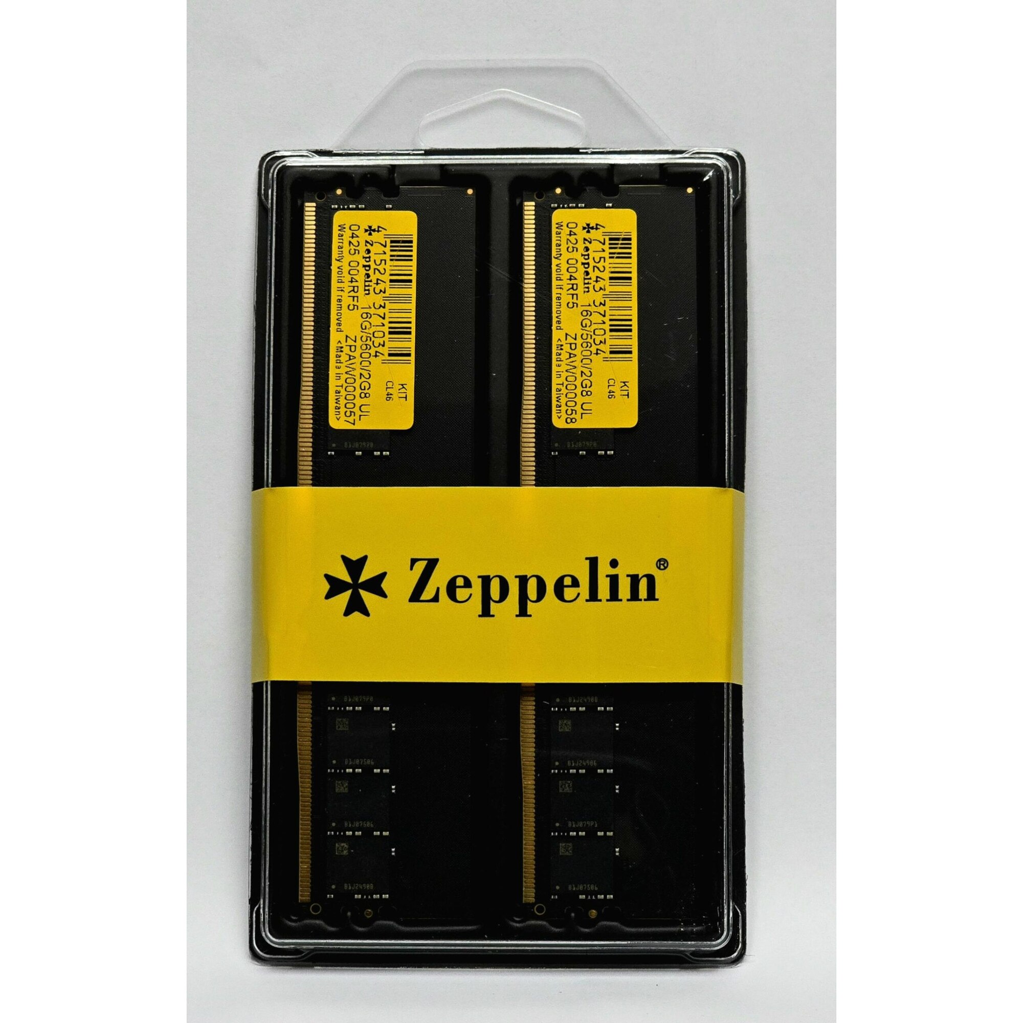 Memorie DDR Zeppelin, DDR5 32GB frecventa 5600 Mhz (kit 2x 16GB) dual ...