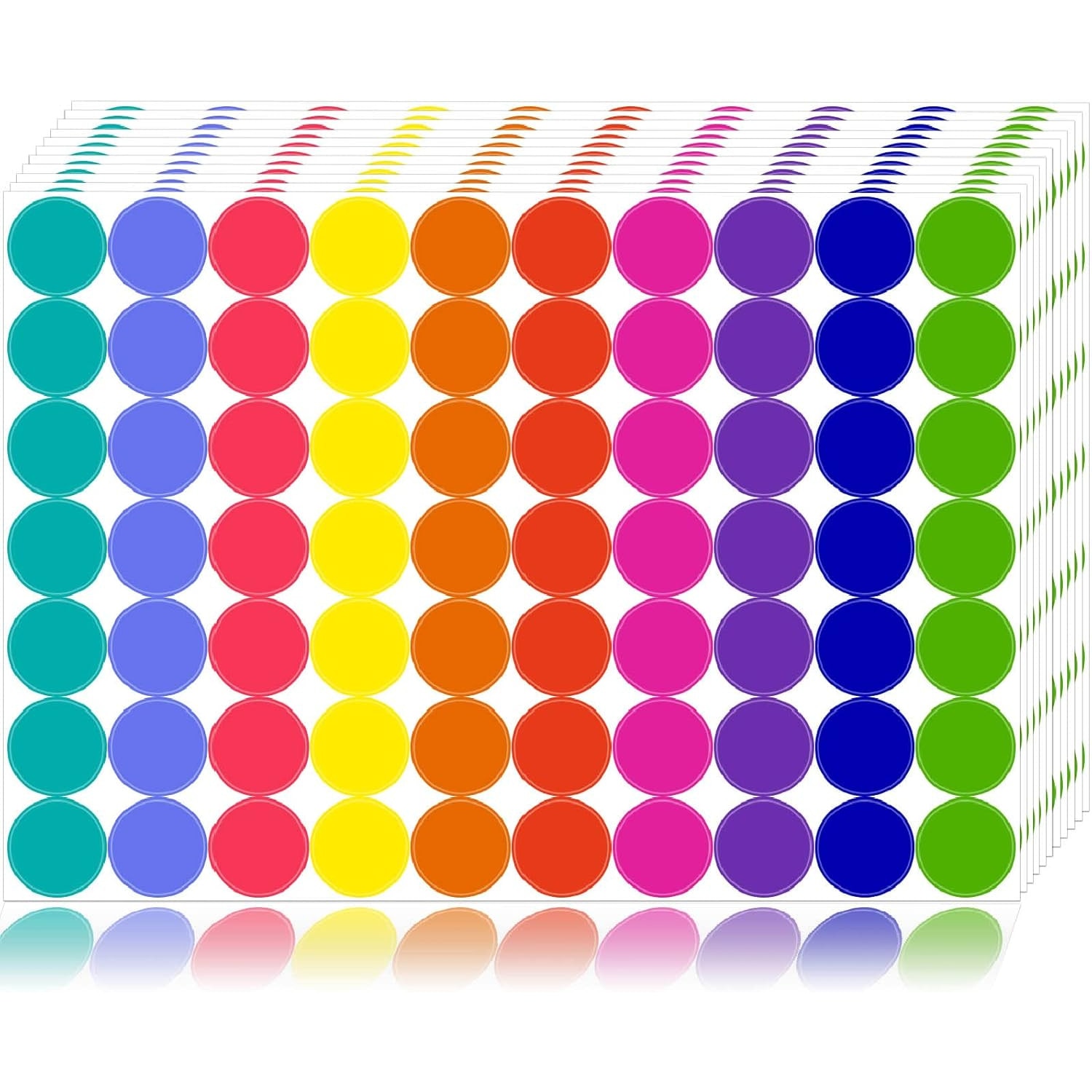 Set 700 stickere decorative Kengege®, buline colorate - eMAG.ro