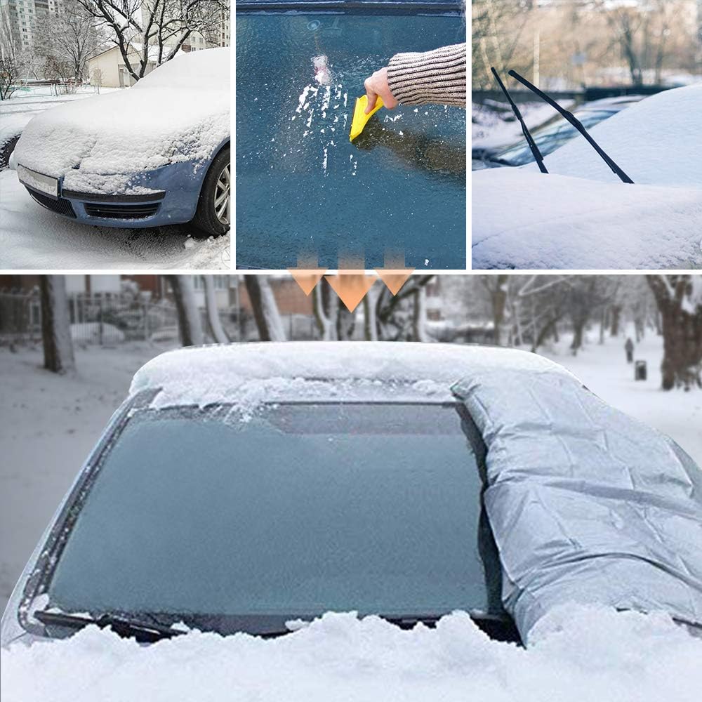 Husa parbriz auto, Buyya, Cu 6 magneti, anti inghet, impermeabila ...