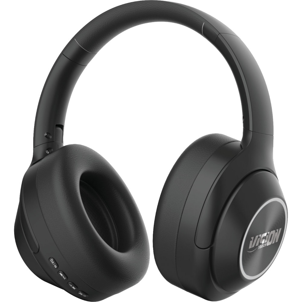 Casti fara fir Over Ear Vision Touch, microfon, Bluetooth, negru ...