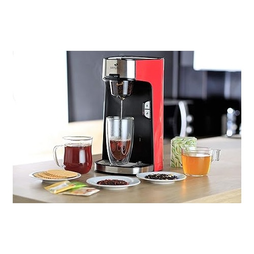 Ceainic electric Senya Tea Time Machine, compatibil cu ceai vrac sau la ...