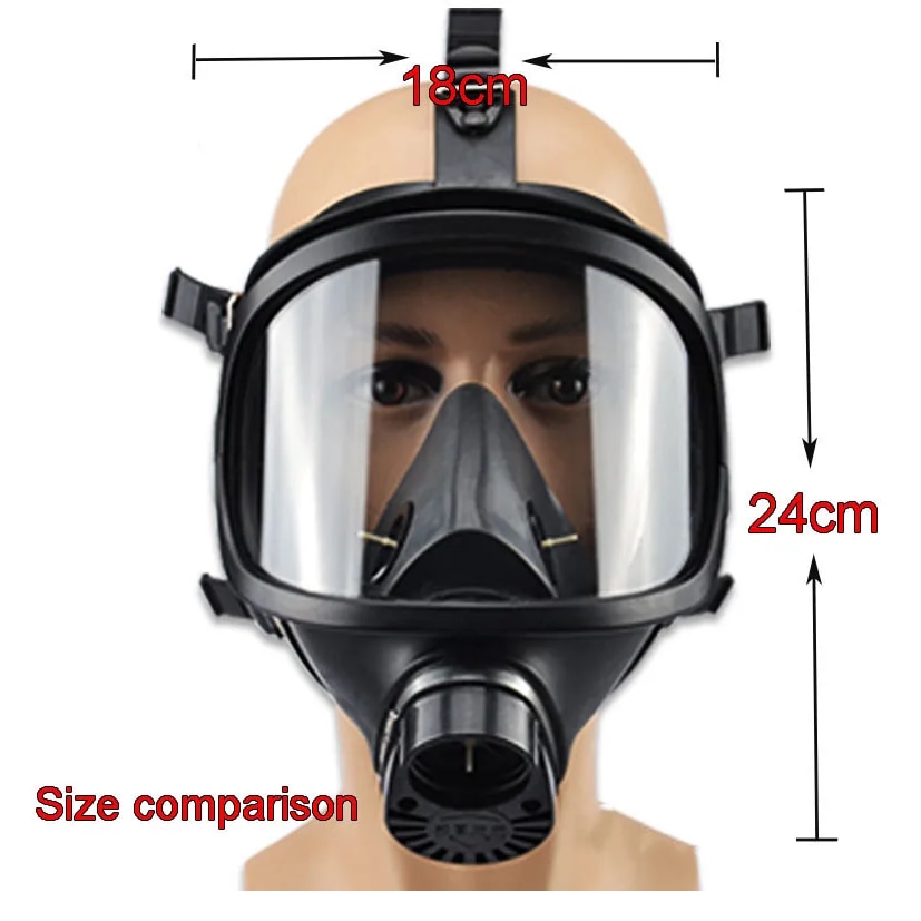 Masca Gaze toxice, Vizor Panoramic MF14 cu Filtru Inclus, Protectie ...
