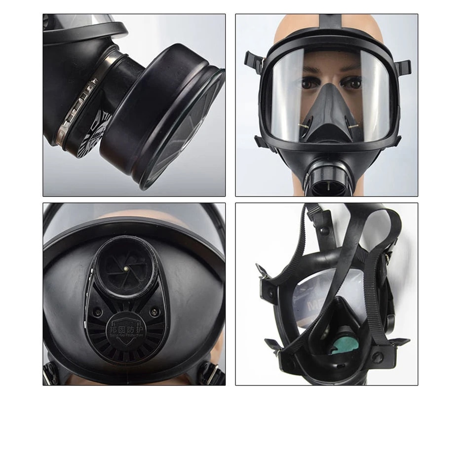 Masca Gaze toxice, Vizor Panoramic MF14 cu Filtru Inclus, Protectie ...