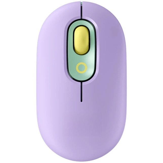 Mouse wireless Pop Daydream, Ambidextru, Mov/Verde - eMAG.ro