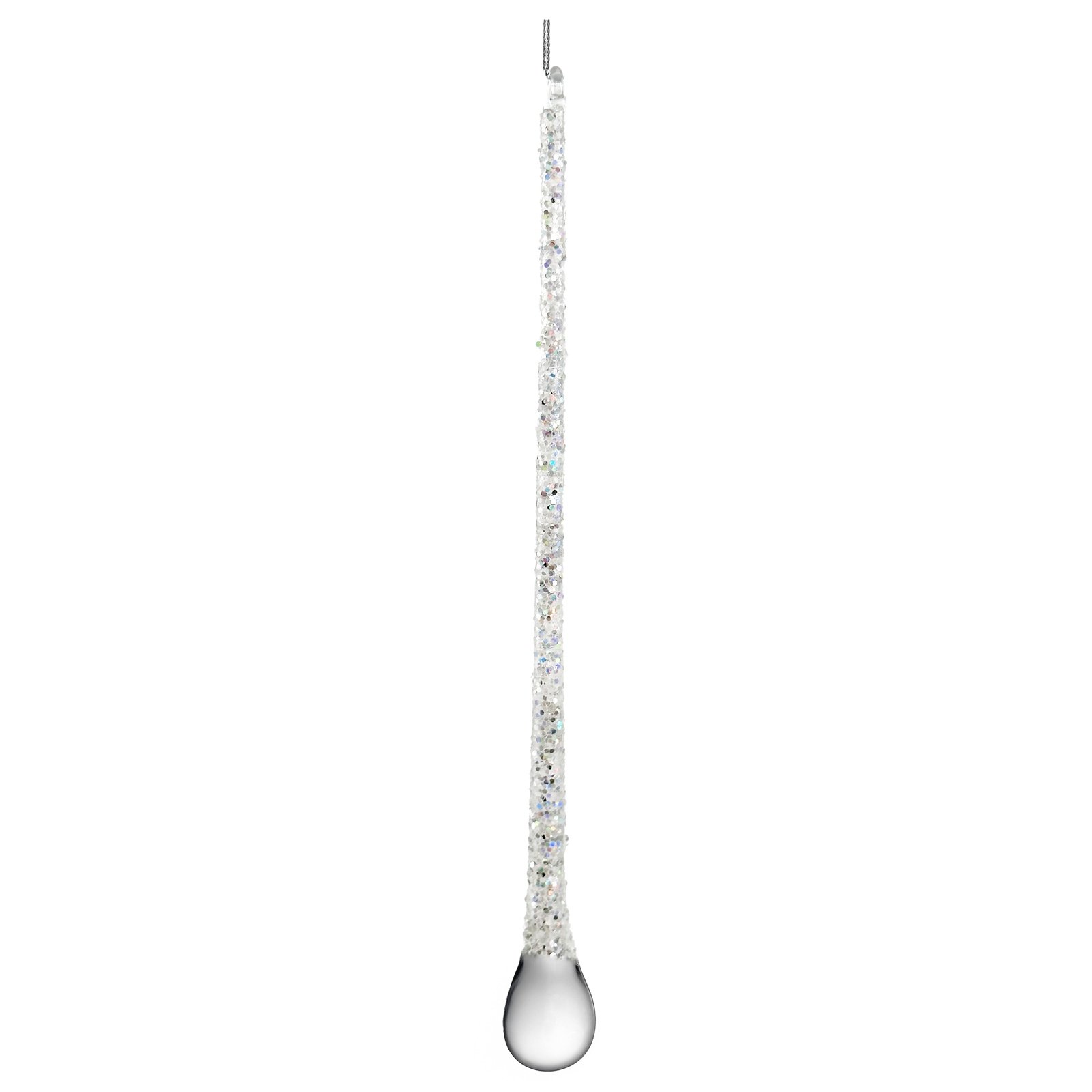 Glob brad model turture de sticla cu sclipici, 20 cm, transparent - eMAG.ro