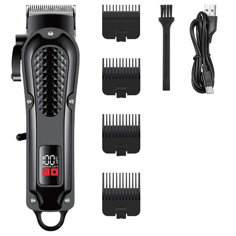 Aparat de tuns GM-8018, reincarcabil, 4 piepteni, design ergonomic ...