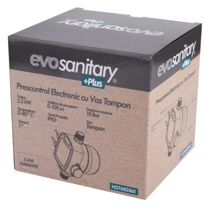 Prescontrol Electronic cu Vas Tampon - eMAG.ro