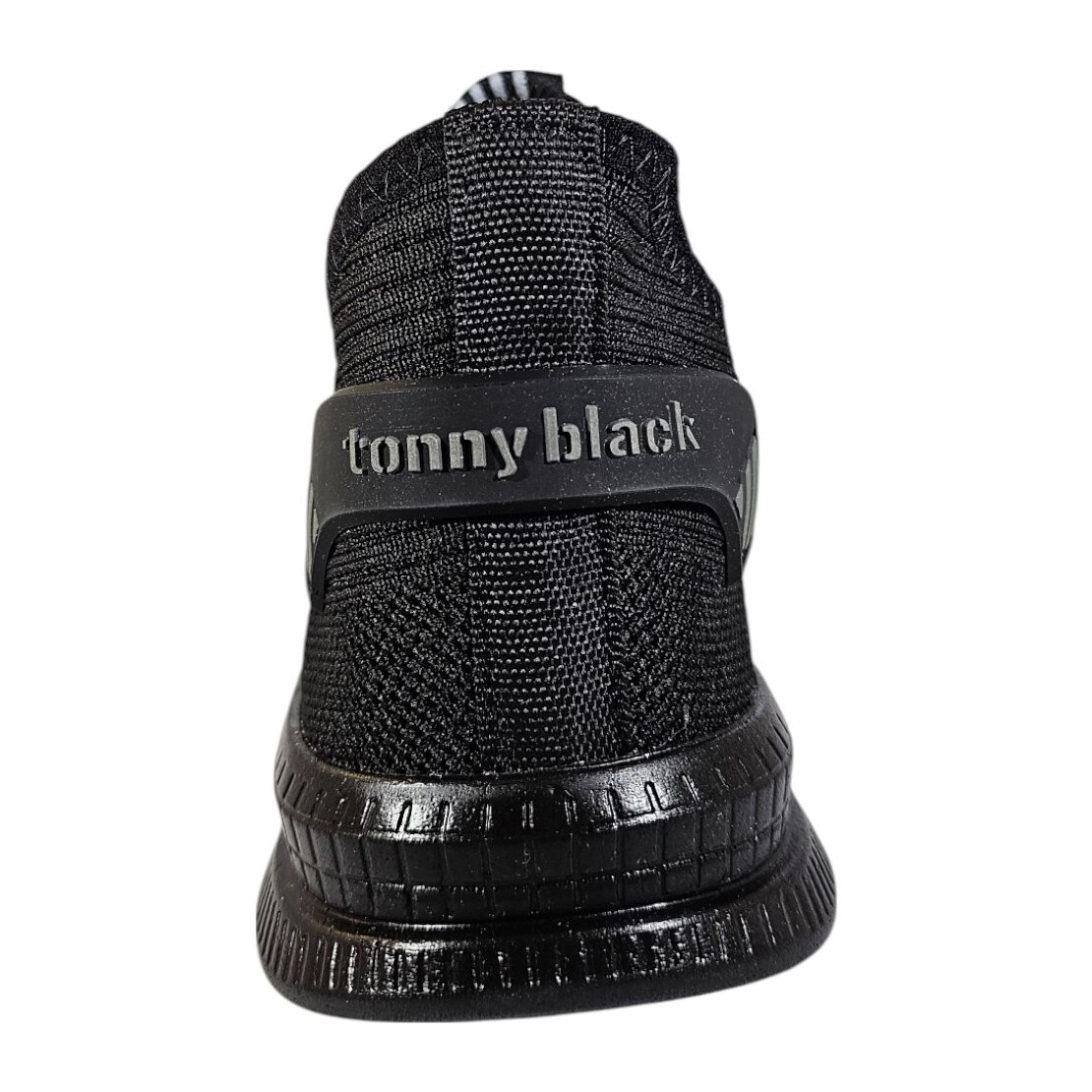 Tenisi Barbati Tonny Black, Lightweight, Mesh Negru, Talpa din Cauciuc ...