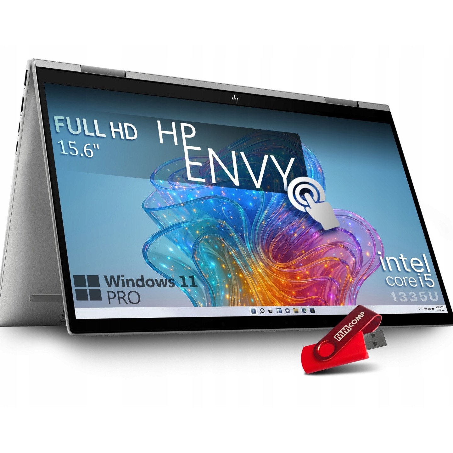 Лаптоп HP Envy X360 15 i5 32GB 2TB 15.6" 1920X1080 IPS W11 тъчскрийн ...