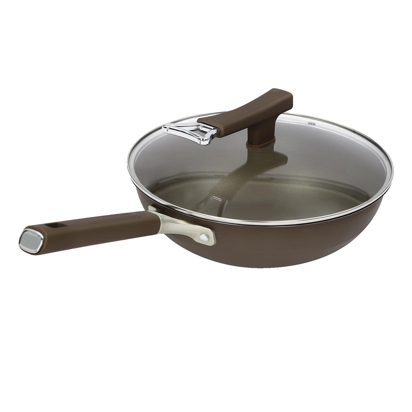 Tigai, 32cm, inox 304, titan, design uniform de incalzire, maro - eMAG.ro