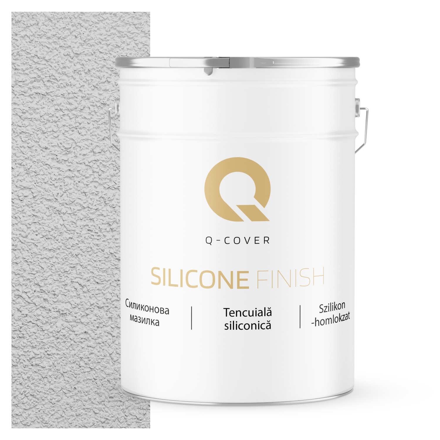 Tencuiala siliconica, Q-COVER, Alb cu tenta de gri F251, 3.0mm ...