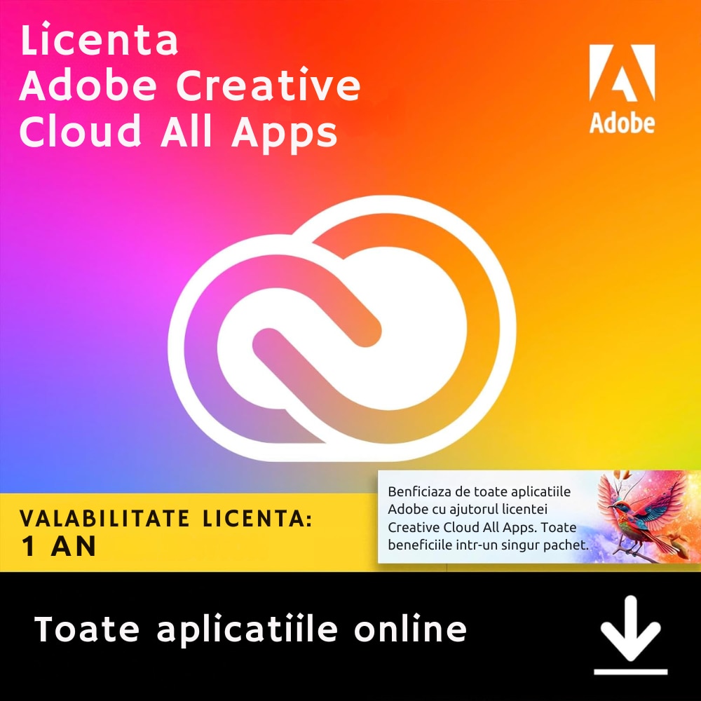 Licenta Adobe Creative Cloud All Apps, toate aplicatiile online ...