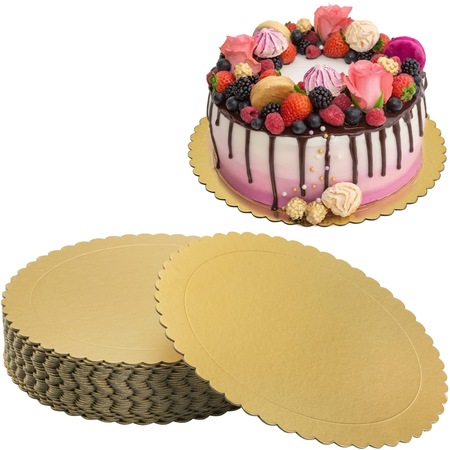 Set 3 platouri suport pentru tort, Carton Tare si Rezistent ...