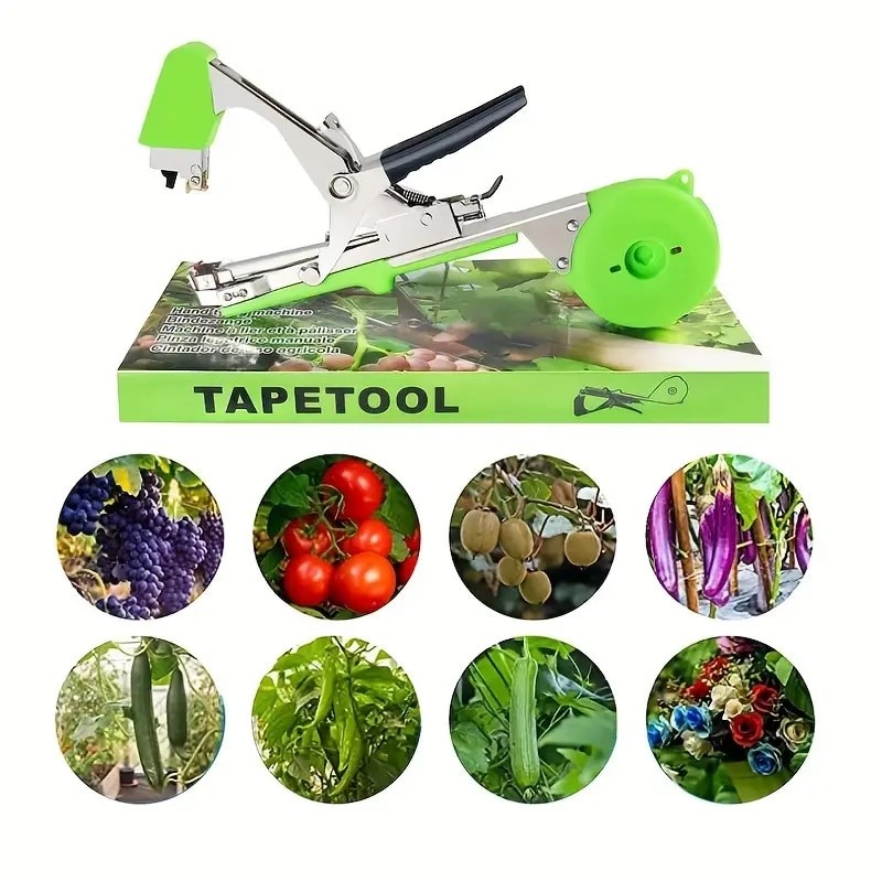 Set Aparat de legat plante cu 10 role banda legat, 10 000 de capse ...
