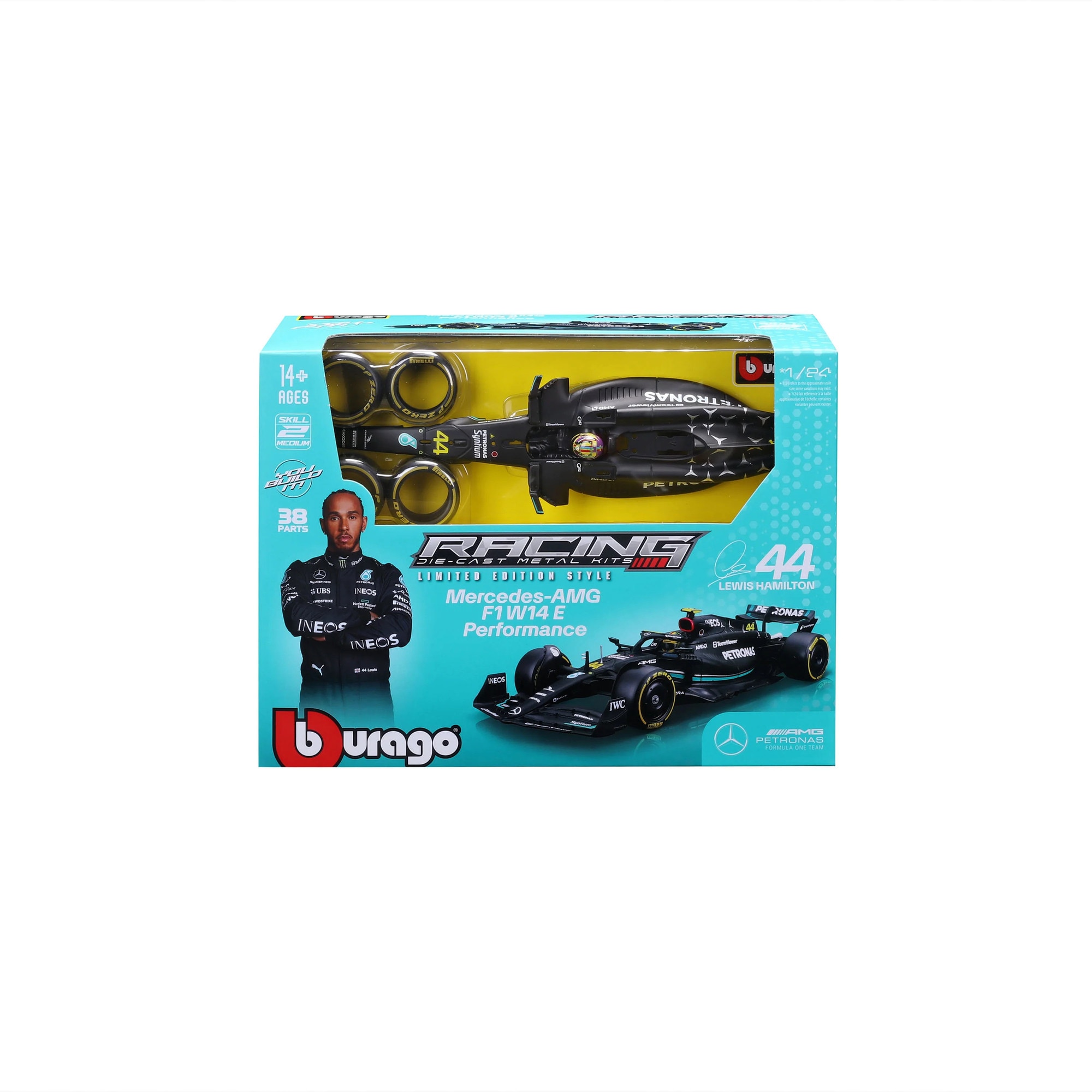 Bb28510 1:24 Formula 1 Model Kit - Mercedes -Amg F1 W14 E Performance ...