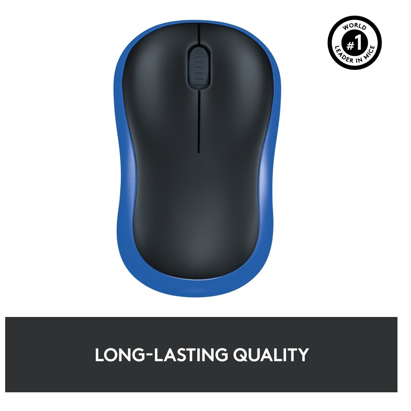 Mouse M185, USB, Albastru - eMAG.ro
