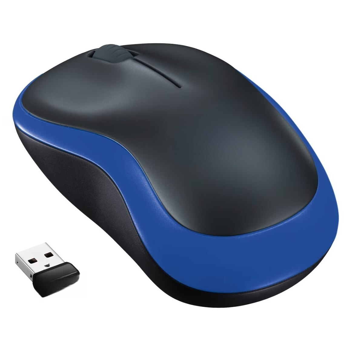 Mouse M185, USB, Albastru - eMAG.ro
