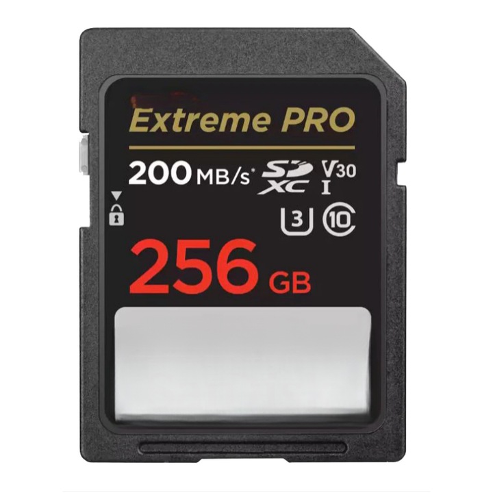 Extreme PRO 256GB SDXC карта памет със скорости на четене/запис до ...