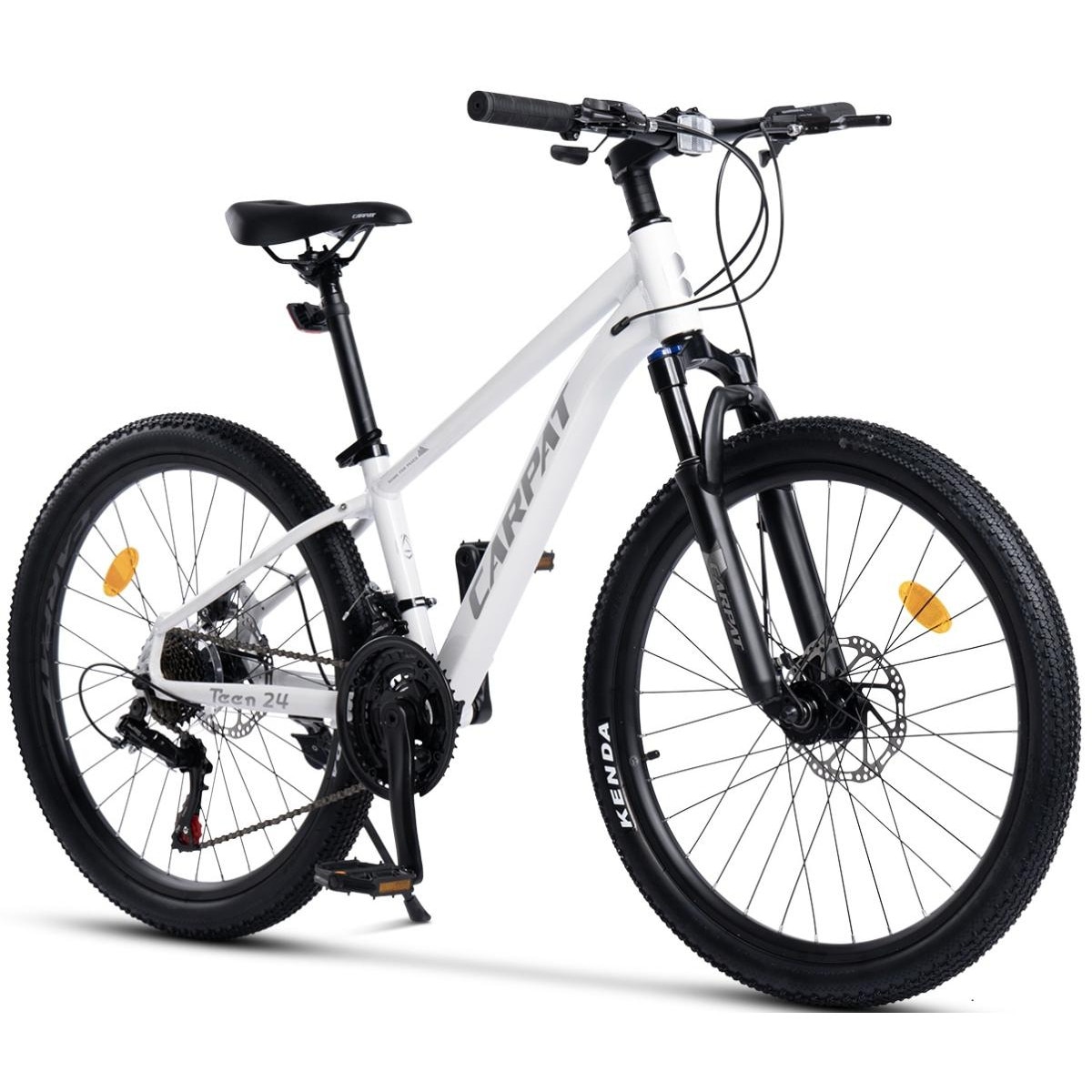 Bicicleta copii MTB-HT Carpat Pro Teen C24472A 24", Cadru Aluminiu, 21 ...