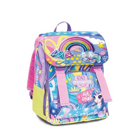 Ghiozdan Mitama 4 compartimente Rainbow Dream - eMAG.ro