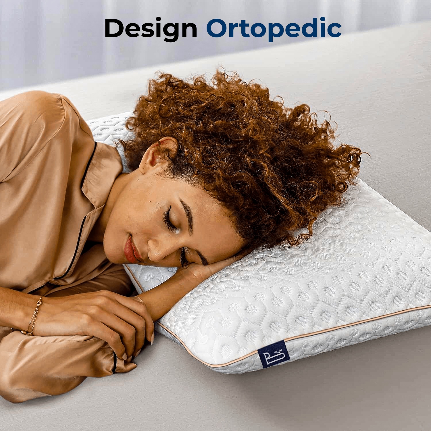 Perna Ortopedica Elindor® din Spuma cu Memorie cu Gel Memory Foam ...