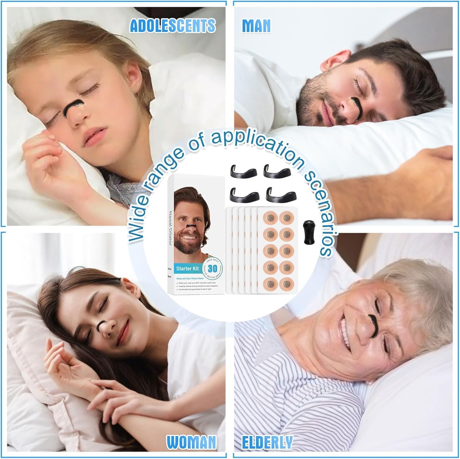 Dilatator nazal magnetic, antisforait si sport creste aportul de oxigen ...