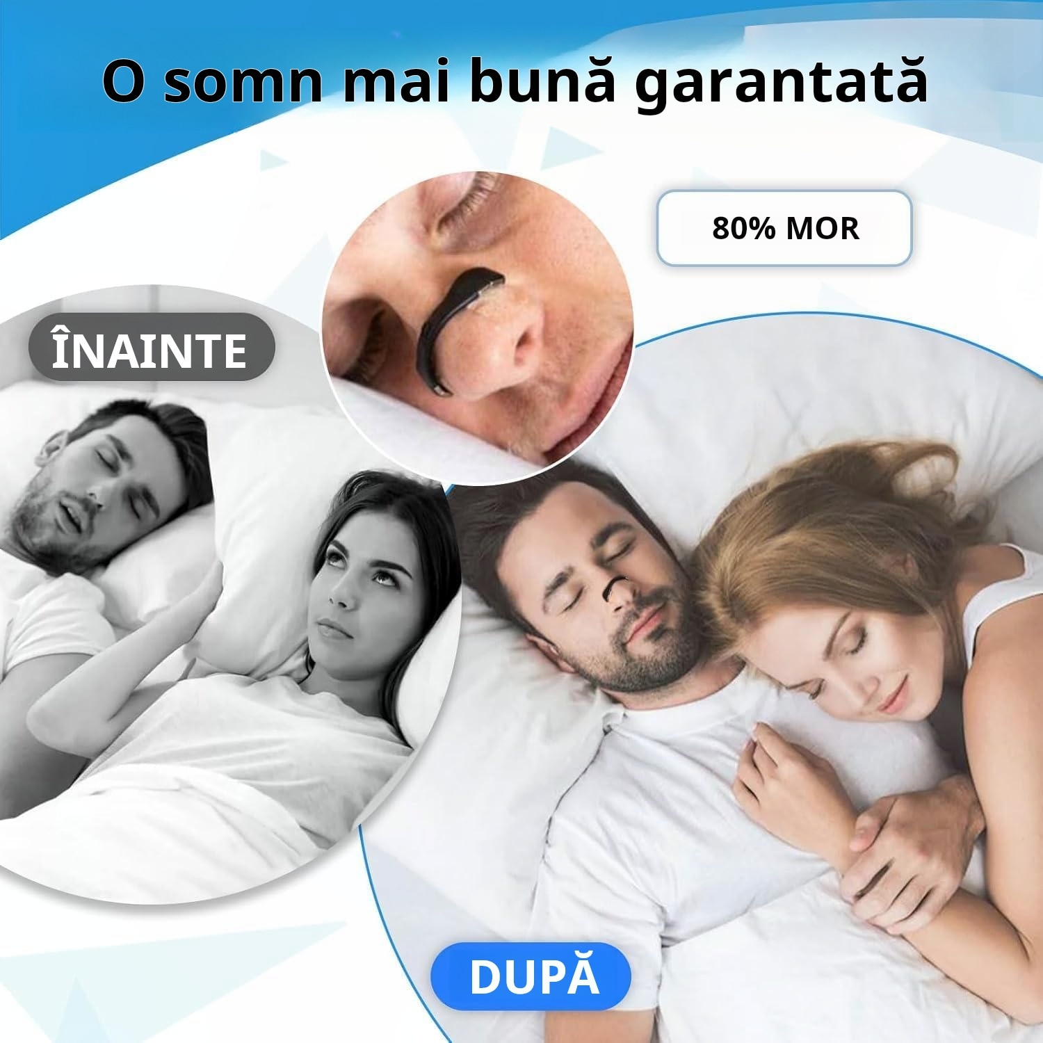 Dilatator nazal magnetic, antisforait si sport creste aportul de oxigen ...