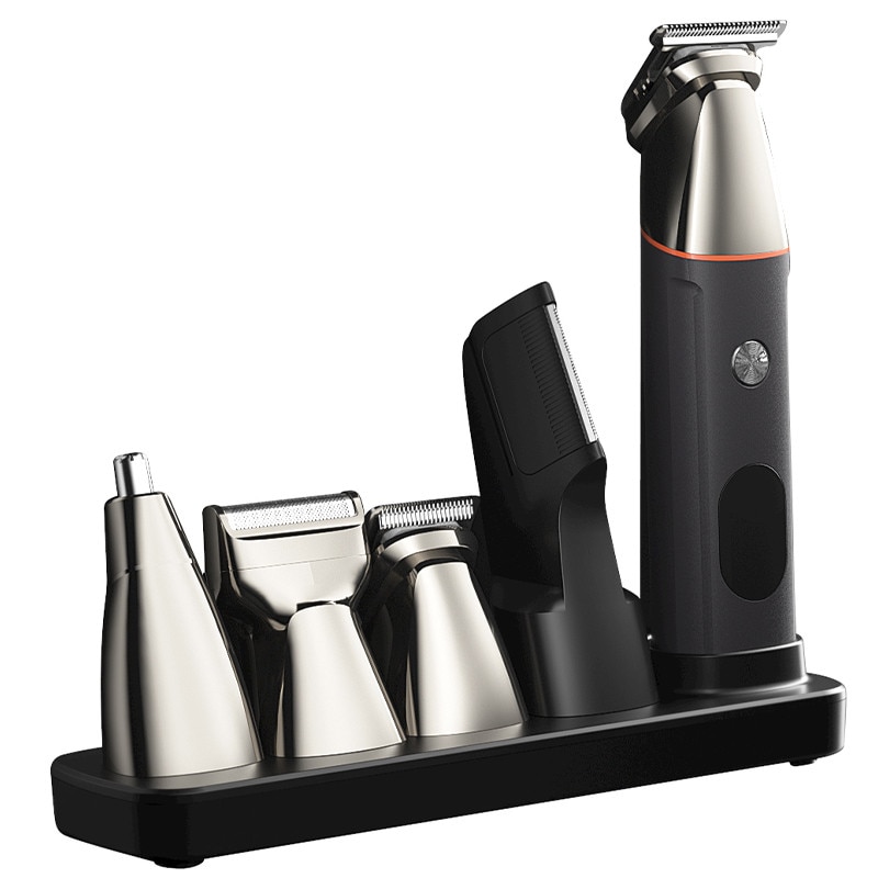 Aparat de ras, 1 set, 5 in 1 multifunctional, tuns, barbierit etc ...