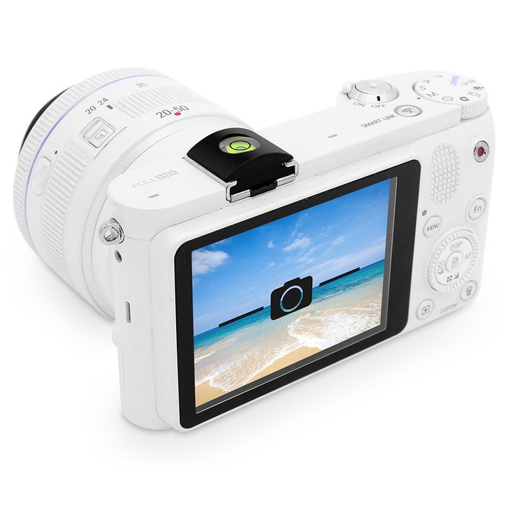 Capace hot shoe pentru camera, set 4 bucati, design circular ...