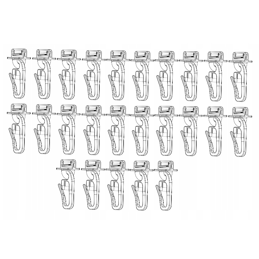 Set carlige perdea G-truck pentru camion MAN- VOLVO- IVECO- RENAULT ...