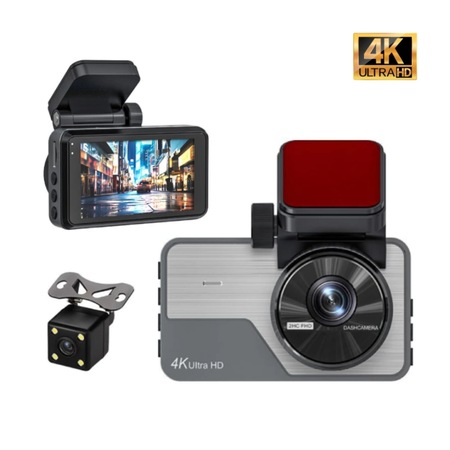 Camera Auto de Bord DVR MGA, 4K Ultra HD Unghi Vizual 170° + camera ...
