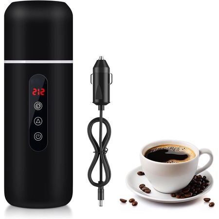Fierbator Electric Auto Portabil MOSMAOO® 12V/24V, Incalzitor de cafea ...