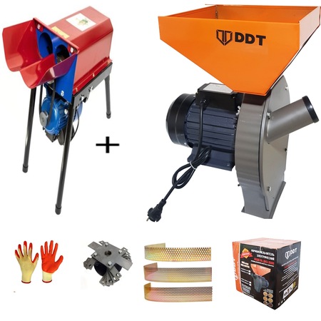 Pachet promo Moara cereale, uruiala si stiuleti, 3.5 Kw + Batoza de ...