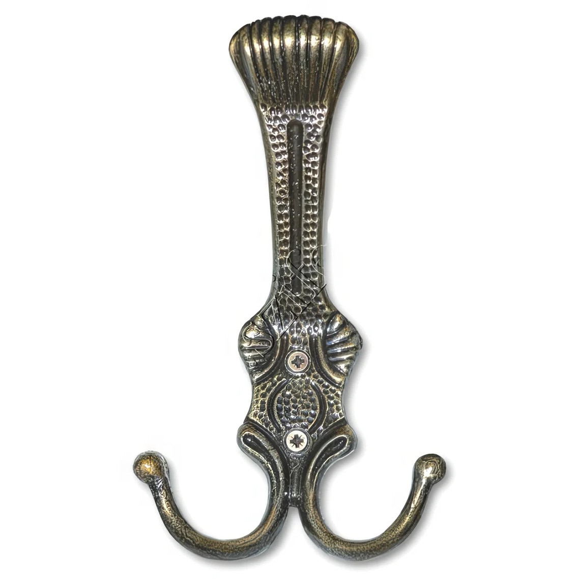Carlig decorativ mobilier, aliaj zinc turnat, 180x100 mm, finisaj alama ...